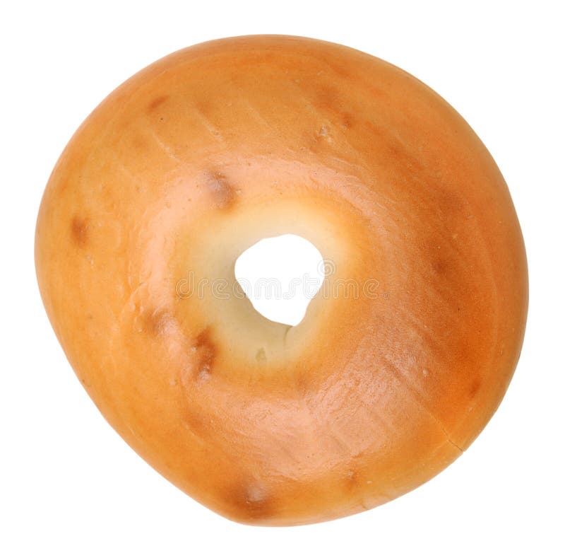 Single bagel stock image. Image of isolated, fresh, chocolate - 50703551