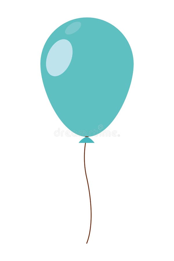 Single balloon icon stock illustration. Illustration of game - 73463037