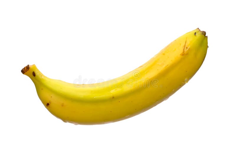 Single banana stock photo. Image of fruits, fresh, eating - 3022248