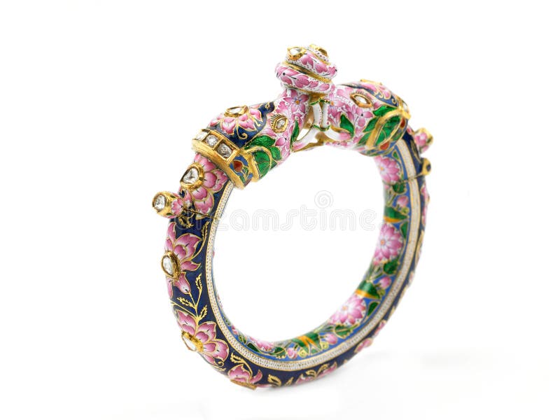 Single bangle stock image. Image of gold, wedding, bracelet - 11319529