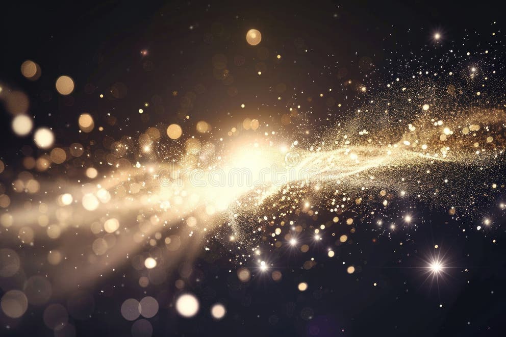 A Single Beam of Light Illuminates a Dark, Black Surface Stock Photo ...