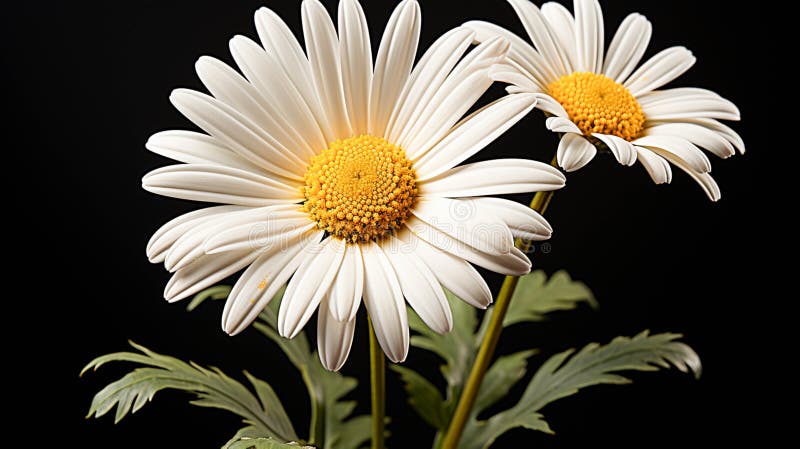 A Single Becky Shasta Daisy Flower Infront Closeup View Stock Photo ...