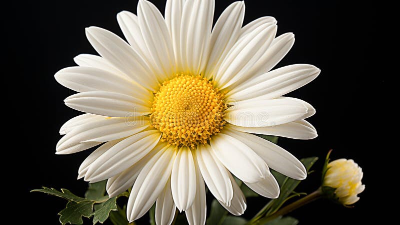 A Single Becky Shasta Daisy Flower Infront Closeup View Stock Image ...