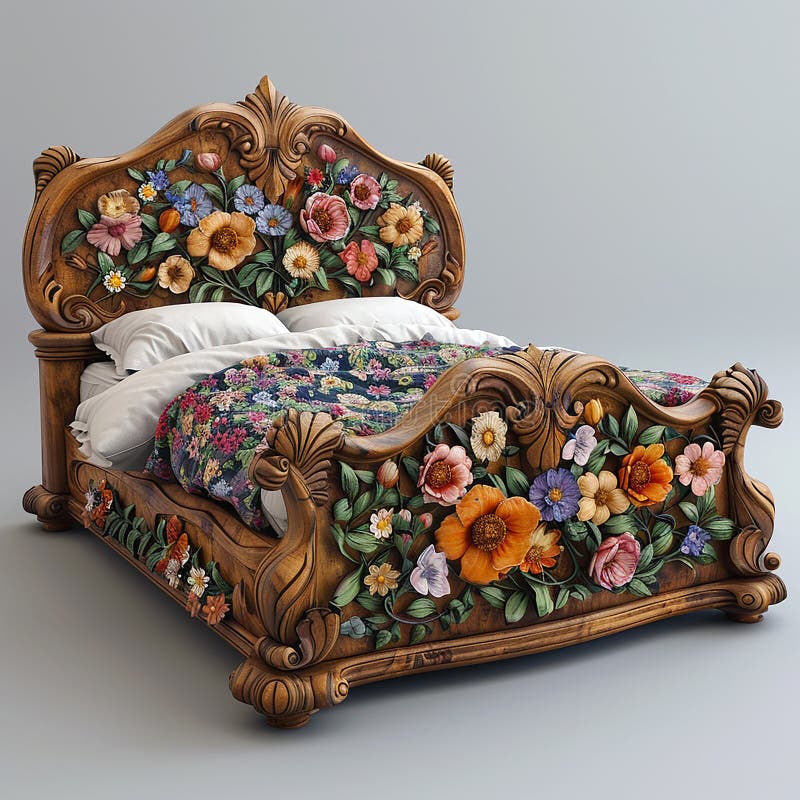 Single bed design stock photo. Image of design, room - 311977212