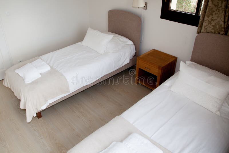 Single bed room stock photo. Image of fancy, pillow, white - 65622286