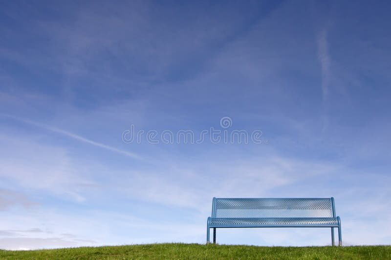 Single bench stock image. Image of bench, grass, colorful - 3103957