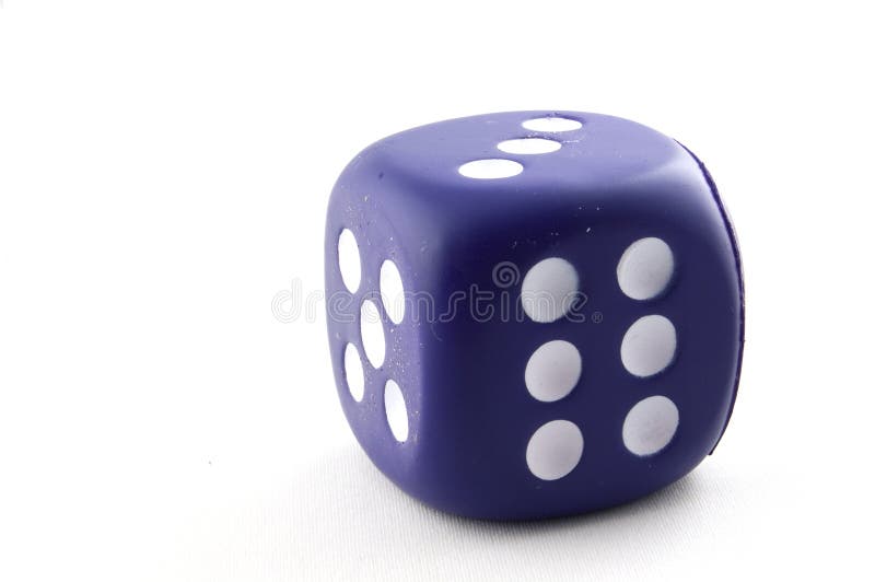 Blue Die stock image. Image of vegas, game, dice, craps - 48169