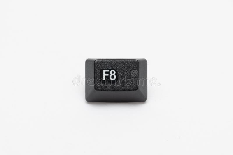 Single Black Keys of Keyboard with Different Letters F8 Stock Photo ...
