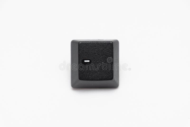 Single Black Keys of Keyboard with Different Letters Minus Stock Photo ...