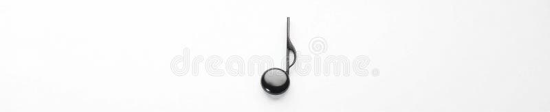 Single Black Musical Note, Stark White Backdrop, Rhythm, Monochrome ...
