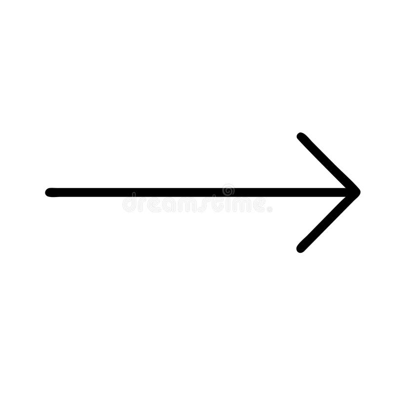 Outlined Arrow Points Stock Illustrations – 132 Outlined Arrow Points ...