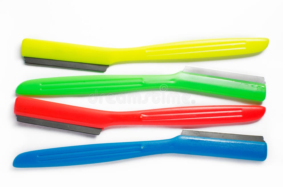 Single blade razor stock photo. Image of sharp, plastic - 31382808