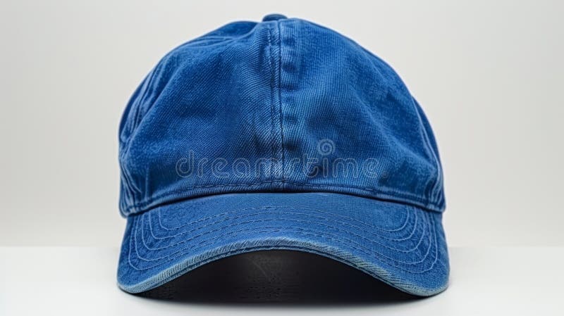 Single Blue Cap Mockup Displayed on a Clean White Background for ...