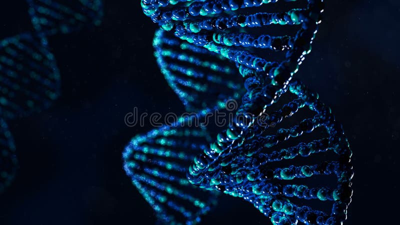 Single Blue DNA Background Dark Abstract Blue Structure Surface Texture ...