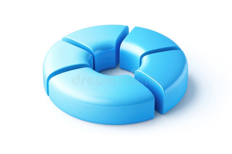 A Single Blue Donut Sits on a Table, Ready for Consumption Stock Photo ...