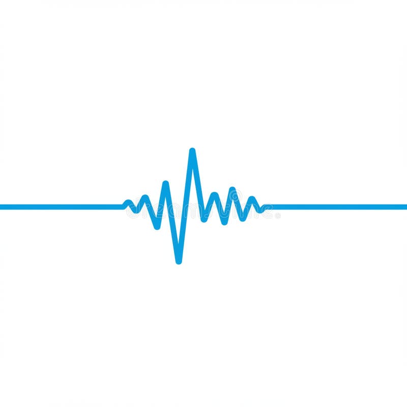 Multiple EKG (Electrocardiogram) Graphs on a Grid Background. Stock ...