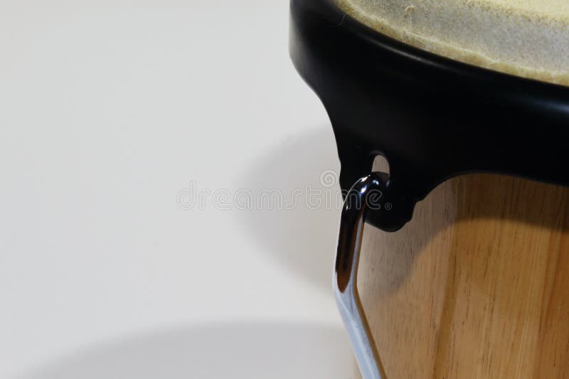 Bongo Single Close Right stock photo. Image of djembe - 131177494