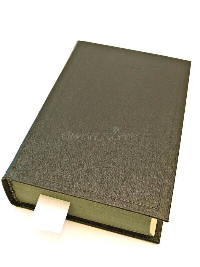 Single Book Isolated on the White Background Stock Photo - Image of ...