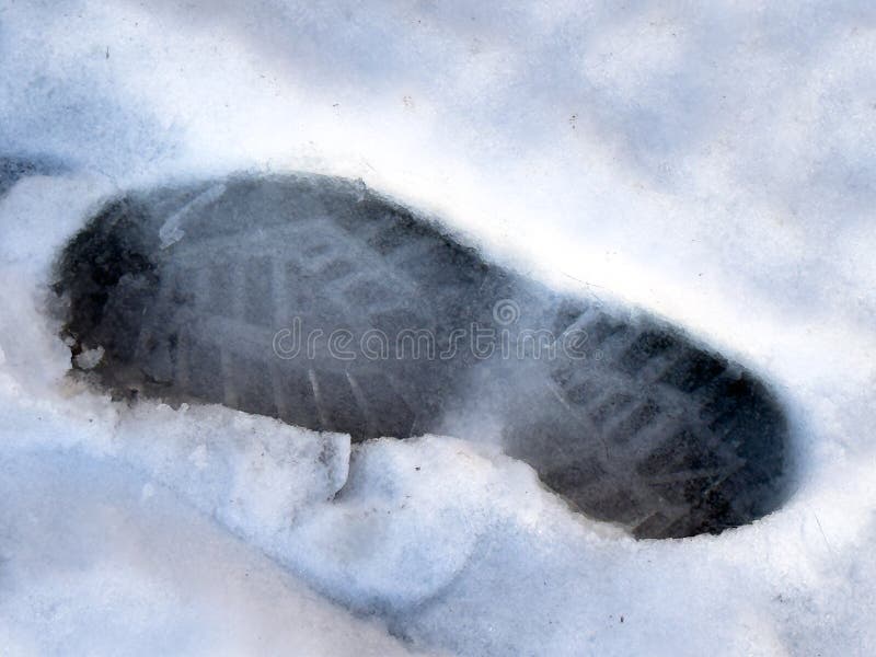 Fresh Detailed Boot Print Snow Stock Photos - Free & Royalty-Free Stock ...