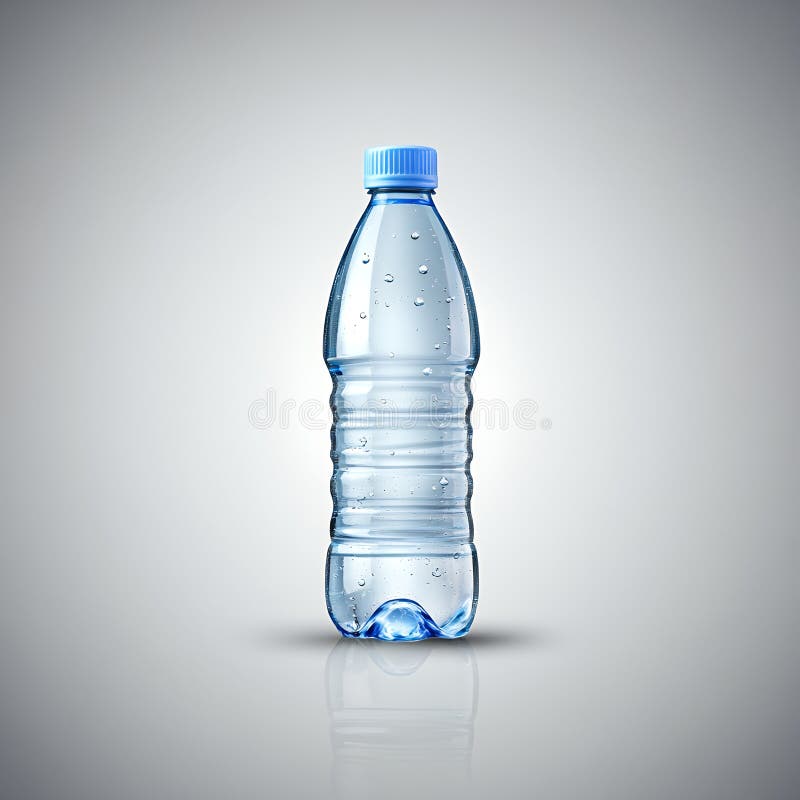 Single Bottle Vector Illustration Isolated on White Background. Stock ...