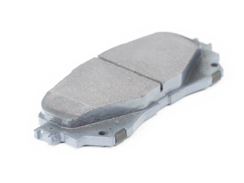 Single brake shoe isolated stock image. Image of metal - 152911655