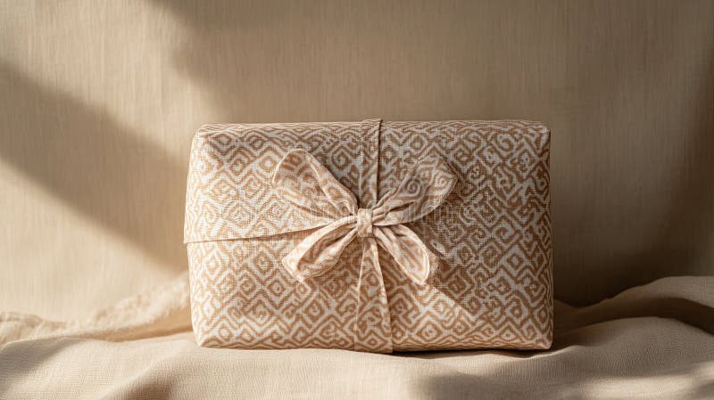 A Single Branded Reusable Wrapping Cloth Styled with Subtle Patterns ...