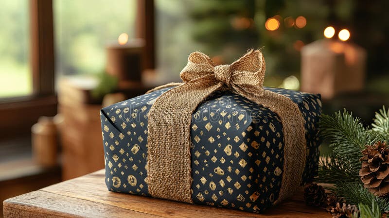 A Single Branded Reusable Wrapping Cloth Styled with Subtle Patterns ...
