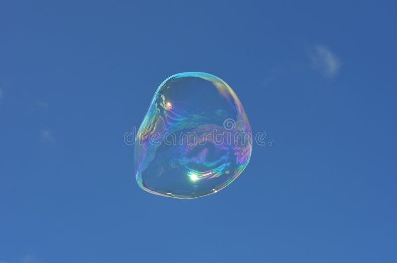 Single Bubble in sky stock image. Image of summer, floating - 44188037