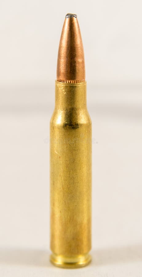 Single Bullet stock photo. Image of firearm, legal, ammo - 51556594