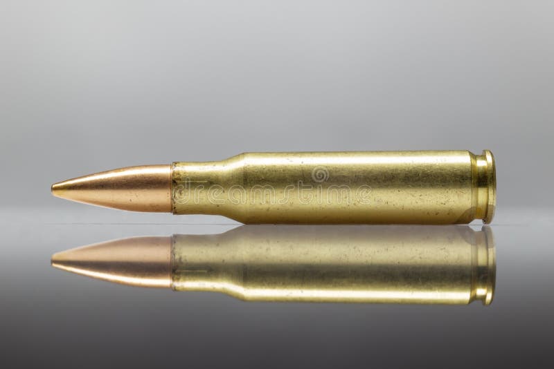 Single bullet rifle stock photo. Image of firearm, criminal - 83045516