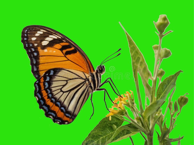 Single Butterfly Nature Color Rendered Stock Image - Image of ...