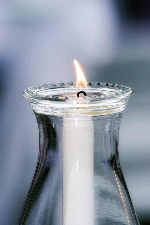 Single Candle stock image. Image of relax, flame, fire - 1703939