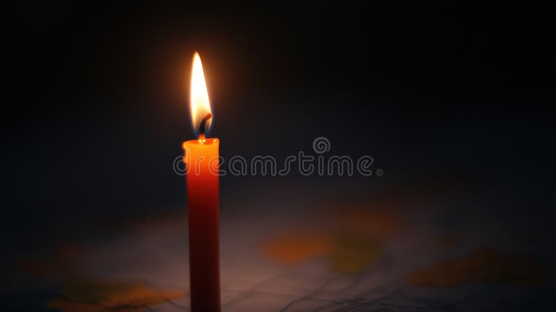 102 Single Flickering Candle Standing Stock Photos - Free & Royalty ...