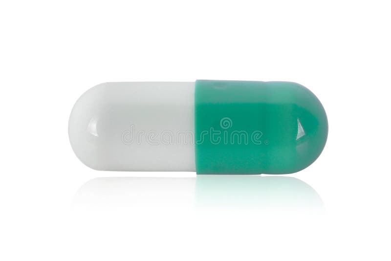 Pills In Single Blister Sidewards Stock Image - Image of drug ...