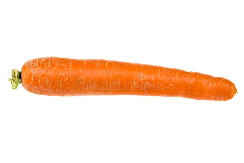 Single carrot isolated stock photo. Image of carrots - 45531166