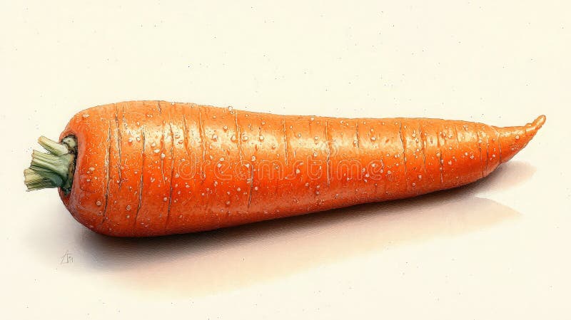 Single Carrot, Studio Lighting, Close-up Stock Photo - Image of carrot ...