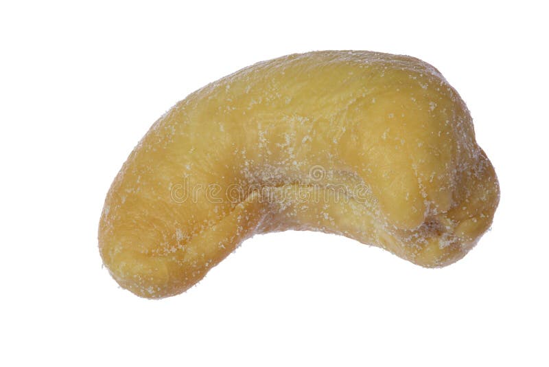A single cashew nut stock image. Image of macro, snack - 29410663