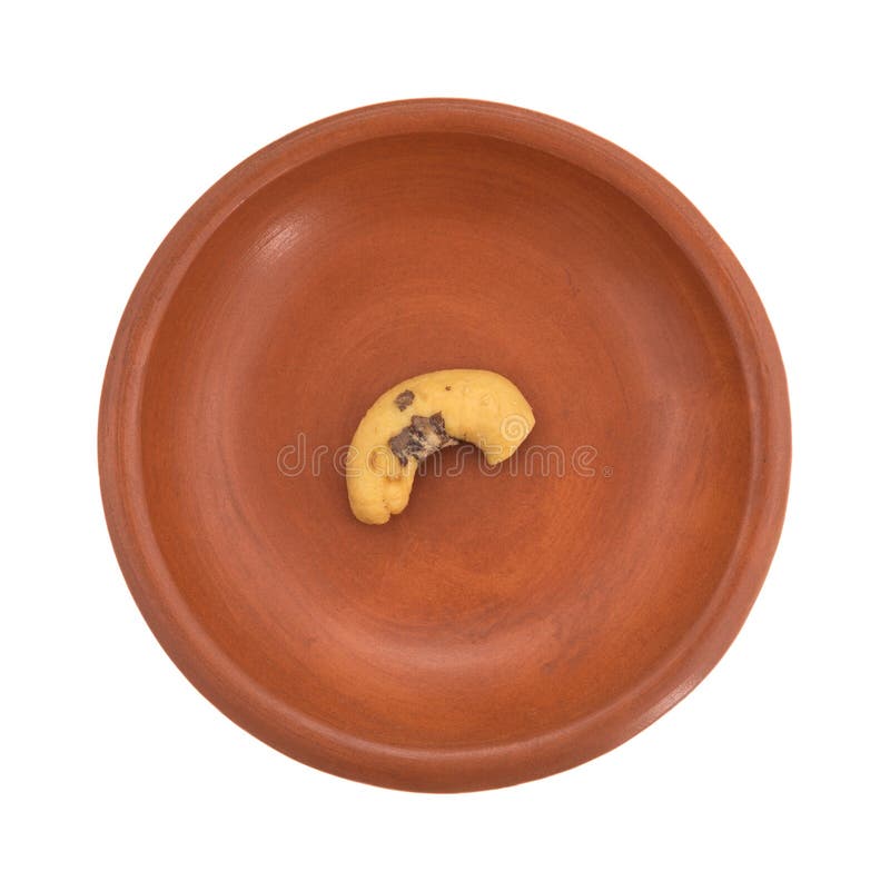 A single cashew nut stock image. Image of macro, snack - 29410663