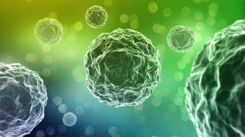 Single cell organisms stock illustration. Illustration of microbiology ...