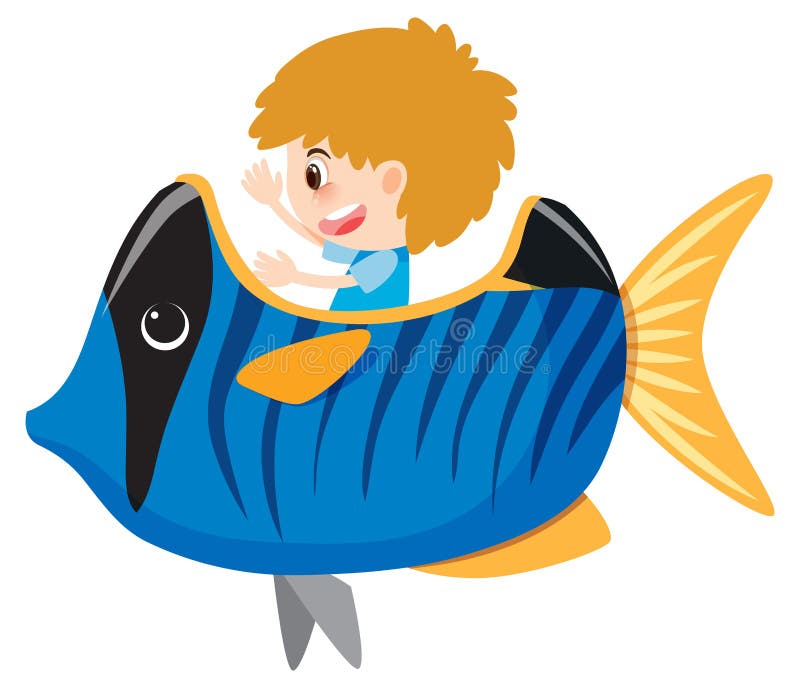 Single Character of Kids in Green Car on White Background Stock ...