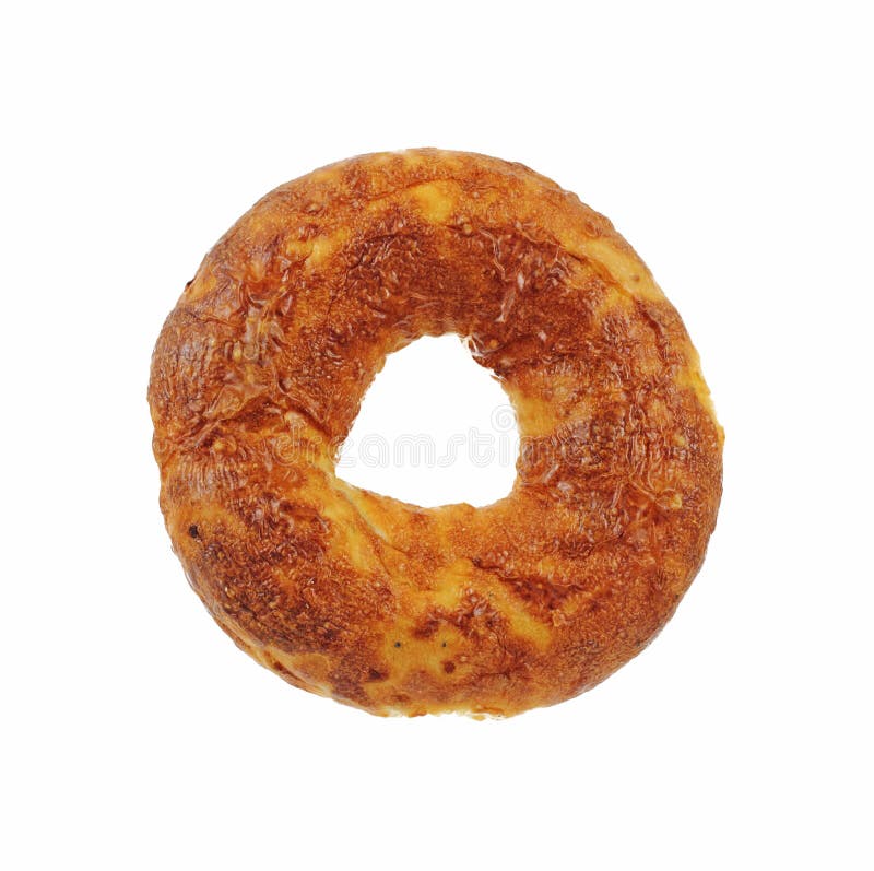 Single Cheese and Onion Bagel Stock Image - Image of cheese, nutritious ...