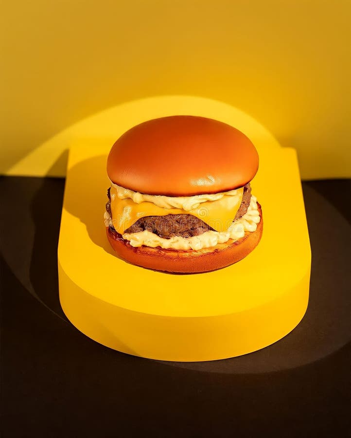 Single Cheeseburger Outline Round Flat Multi Colored Icons Stock Vector ...