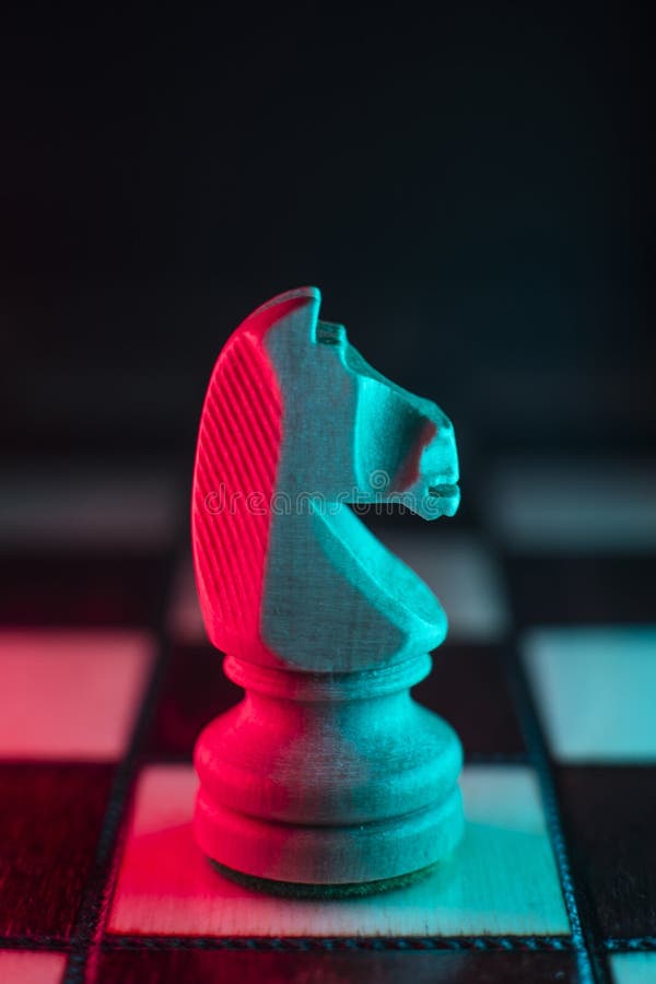 Single Chess Knight. Good or Bad Side Stock Image - Image of concept ...