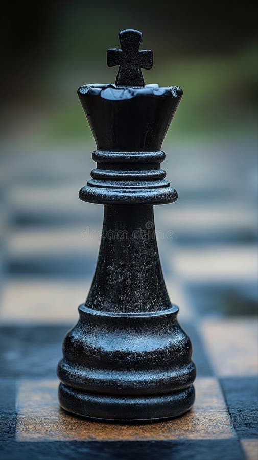 A Single Chess Piece Displaying Intricacy and Strategy Representing the ...