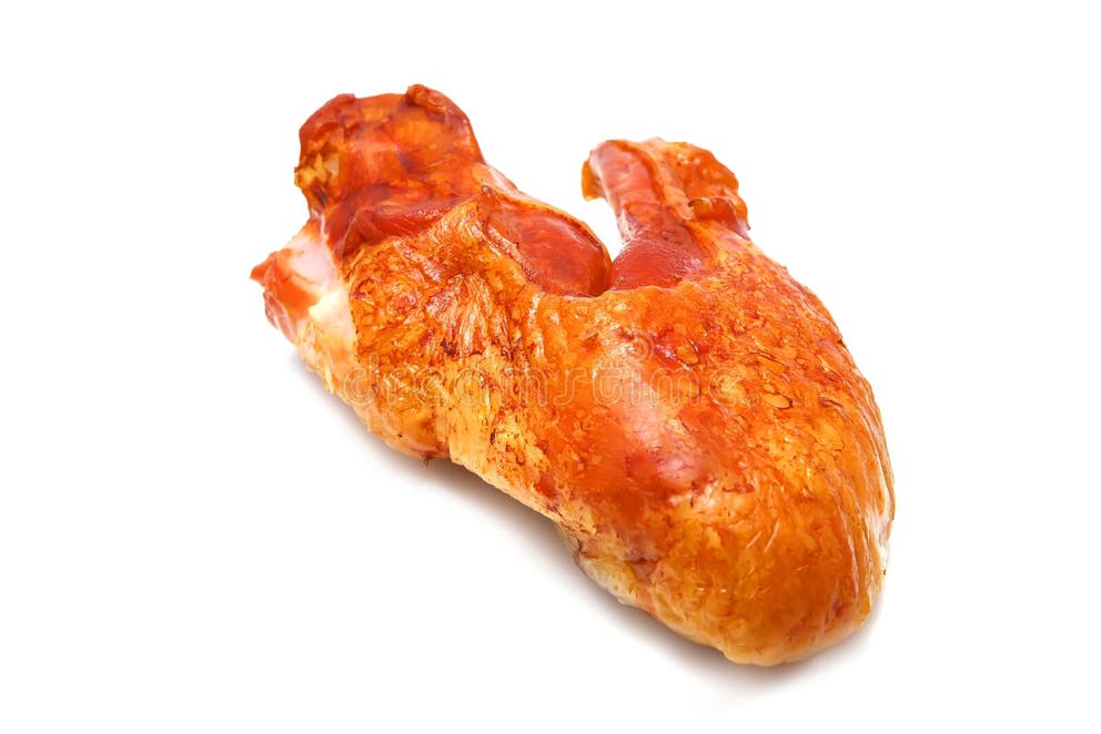 Single Chicken Wing Isolated Stock Image - Image of roasted, food: 6032925