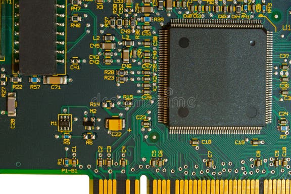 Single-chip Controller on Circuit Board. Stock Photo - Image of ...