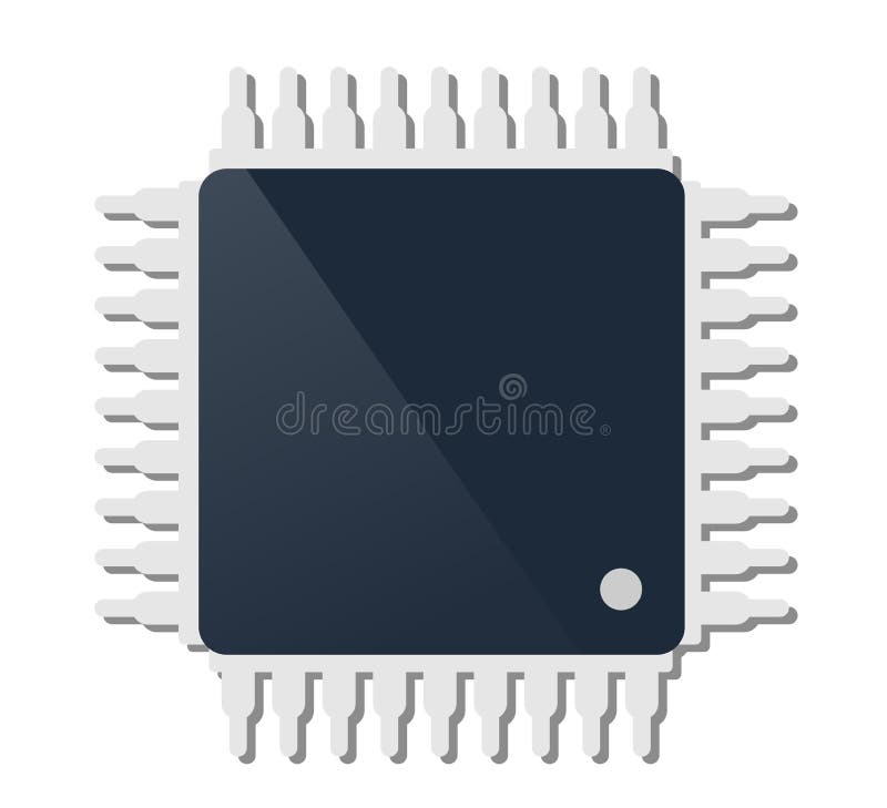 Microcircuit technology stock illustration. Illustration of computer - 9904669