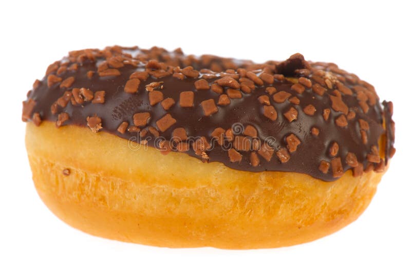 Single Chocolate Chip Cookie W/ Path Stock Image - Image of biscuit ...