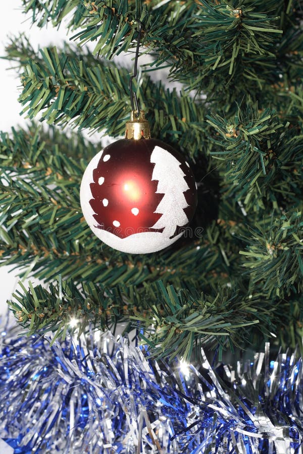 A single red christmas bow stock photo. Image of birthday - 48534