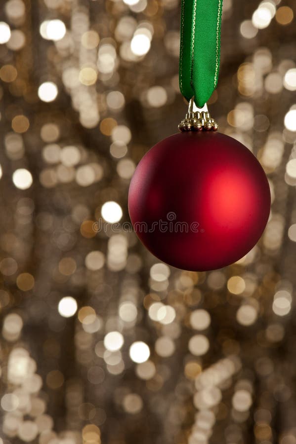 Single Christmas bauble stock image. Image of noel, seasonal - 25062451